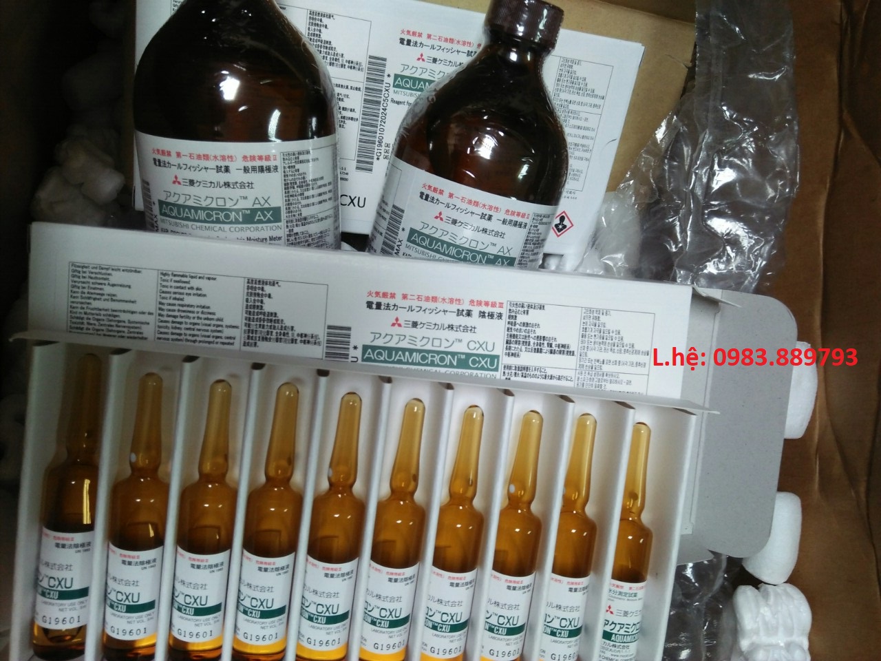 Dung dịch chuẩn độ Anod Karl Fisher AQUAMICRON AX Mitsubishi- Nhật